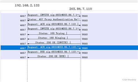 Sip 协议的主要流程sip信令交互流程 Csdn博客