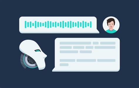 Speech Recognition Chat Vector Illustration Artificial Intelligence