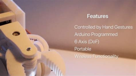 DIY Arduino Robot Arm Controlled By Human Gestures SmartBuilds Io