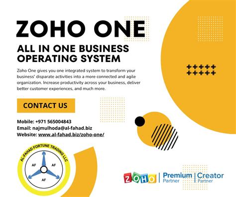 Al Fahad It Consulting Zoho Premium Partner On Linkedin Zohoone Businessautomation