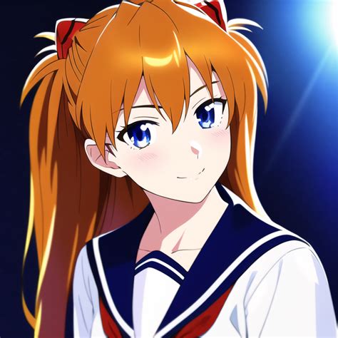 【头像分享】明日香のjk校服 哔哩哔哩