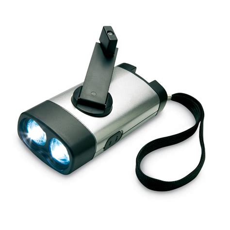 Custom Printed Promotional Dynamo Led Torch Custom Gear