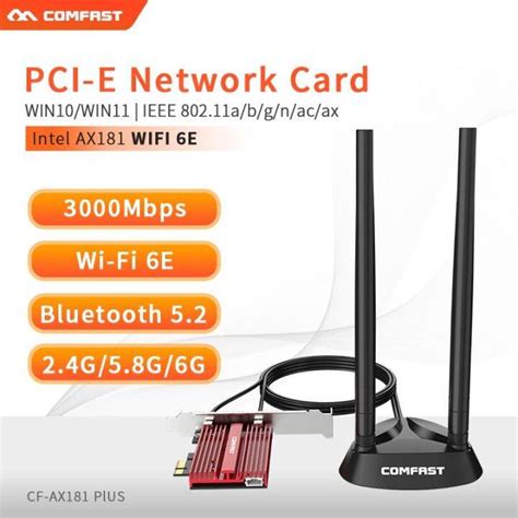 Mbps Wifi E PCIE Wireless Wifi Adapter Bluetooth Dual Band G G PCI Express AX