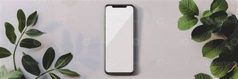 AI Generated Blank Screen Smartphone Mockup Stock Photo At Vecteezy