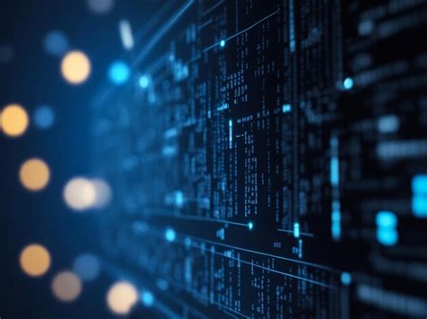 premium photo digital abstract technology background binary code