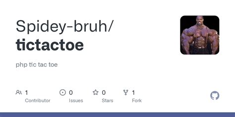 GitHub Spidey Bruh Tictactoe Php Tic Tac Toe