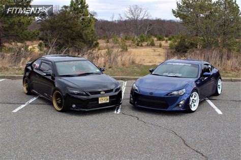 Scion Tc Base With X Esr Sr And Toyo Tires X On Coilovers Fitment