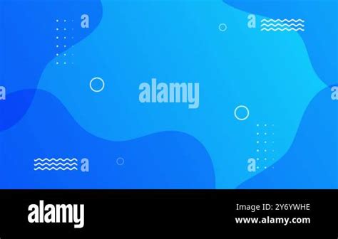 Minimalist Blue Gradient Looping Animation With Fluid Geometric Shapes Stock Video Footage Alamy