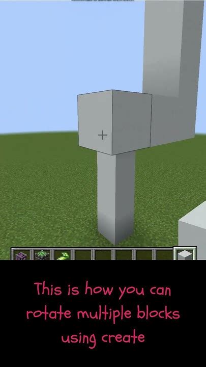 This Is How You Can Rotate Multiple Blocks Using Create Recommended Minecraft Tutorial