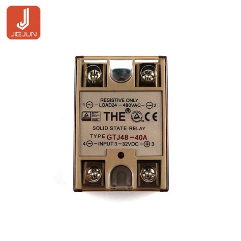 Gtj48 40a Solid State Relay 50a Dc Controlled Ac Solid State Contactor Shopee Philippines