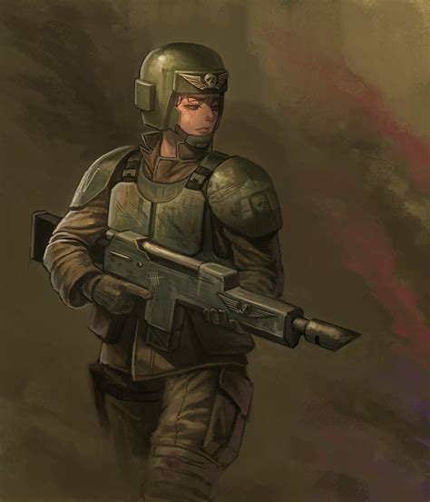 Astra Militarum Warhammer 40k Drawn By Wlfltksanfgksk Danbooru