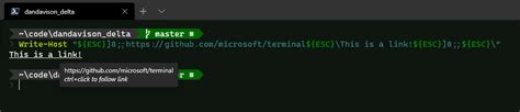 🐛 Windows Terminal Preview 14 Hyperlinks Not Working · Issue 332