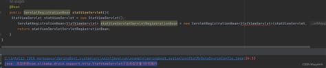 Springboot配置druid的监控功能时servletregistrationbean＜statviewservlet＞报红——javax与jakarta冲突druid Jakarta