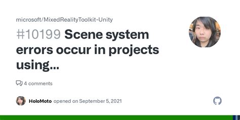 Scene System Errors Occur In Projects Using MixedRealityFeatureTools Issue Microsoft