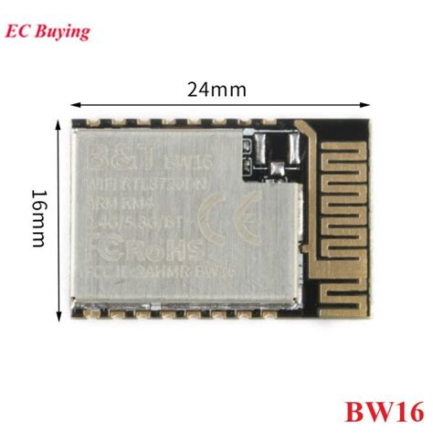 Rtl8720dn Bw16 Bw16 Kit Module Dual Band Wifi Bluetooth Compatible 50