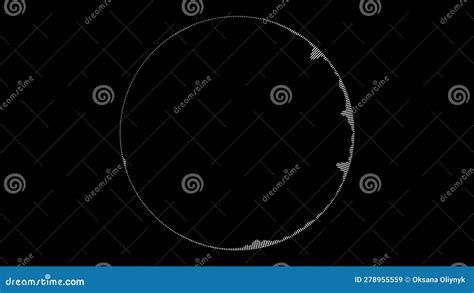 Modern Luminous Preloader White Circular Progress Loading Bar 3D