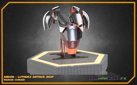 Beskar Cuirass Display Andor Star Wars Cosplay Armor 3d Model 3d