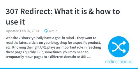 307 Redirect What It Is And How To Use It Blog