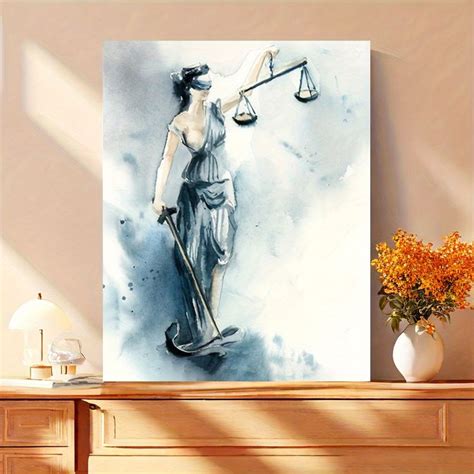 Temu｜수호 여신 수채화 스타일 캔버스 프린트 포스터 창의적인 추상 벽 장식 집 침실 주방 거실 욕실 사무실 카페 호텔 객실 아트워크 프레임 없이 1개 캔버스