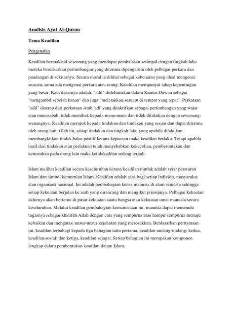 Analisis Ayat Al Quran Pdf