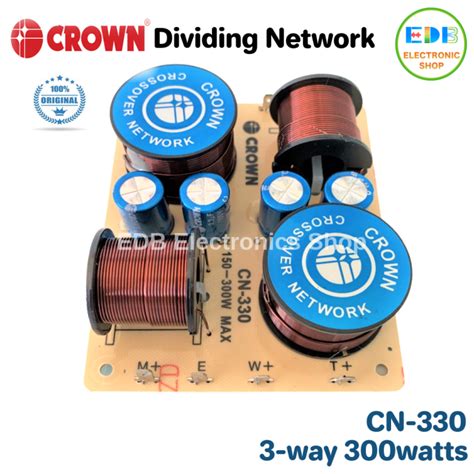 Original Crown CN 330 3 Way 300watts Dividing Network Crossover CN330