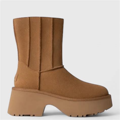 Купить оригинальные зимние UGG Classic Twin Seam New Heights Chestnut с ...