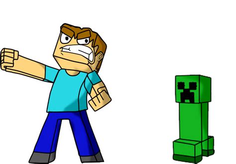 Minecraft Steve Creeper By Cristianatilio24h On Deviantart