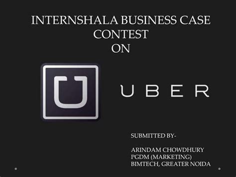 Uber Case Analysis Pptx Uber Case Analysis Pptx
