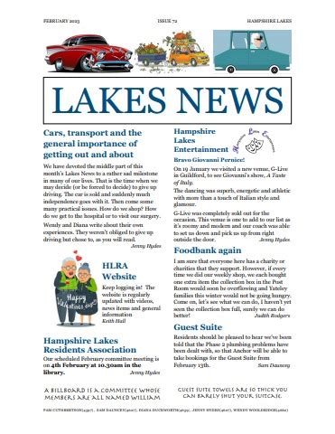 Lakes News Issue