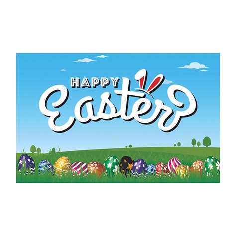 Easter Decorations Easter Backdrops Photography Banner Bunny Grassland