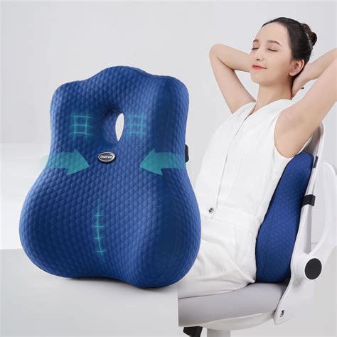Seeknow Lumbar Support Pillow For Chair Back Support Pillow For Couch Lumbar Pillow