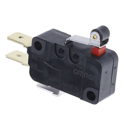 D3v 165 1c5 Omron Omron Short Roller Lever Micro Switch Tab Terminal