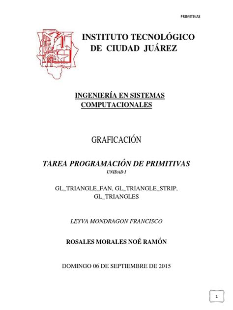Utilizacion De Primitivas Con Opengl C Pdf C Triángulo