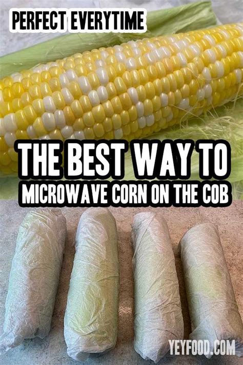 Microwave Corn On The Cob In Husk Artofit