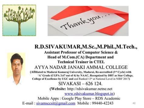 Apache Open Office Spreadsheet R D Sivakumar Ppt