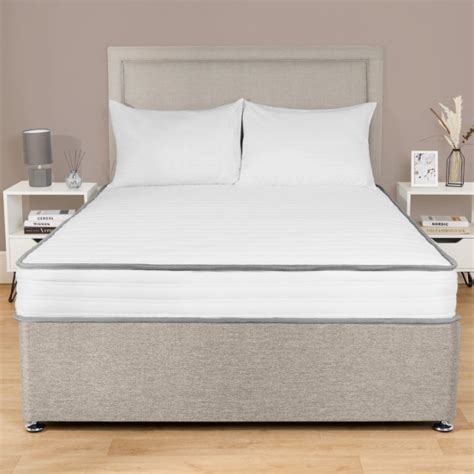 Ohs Extra Comfort Memory Foam Spring Mattress White