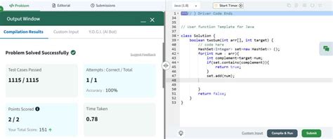 Solving Two Sum Using Hashing In Gfg Challenge Tejaswi Vasam Posted On The Topic Linkedin