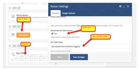Javascript Jquery Toggle In Visual Composer Wordpress Development
