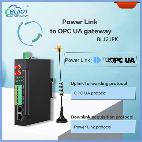 Bliiot Power Link To Opc Ua Industrial Gateway