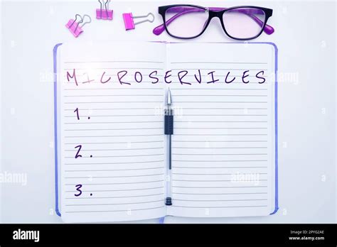 Inspiration Showing Sign Microservices Word For Software Development