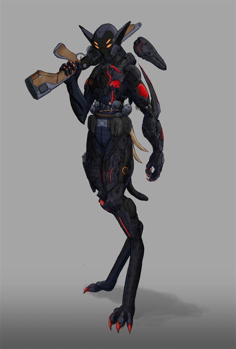 Sci Fi Alien Soldaat