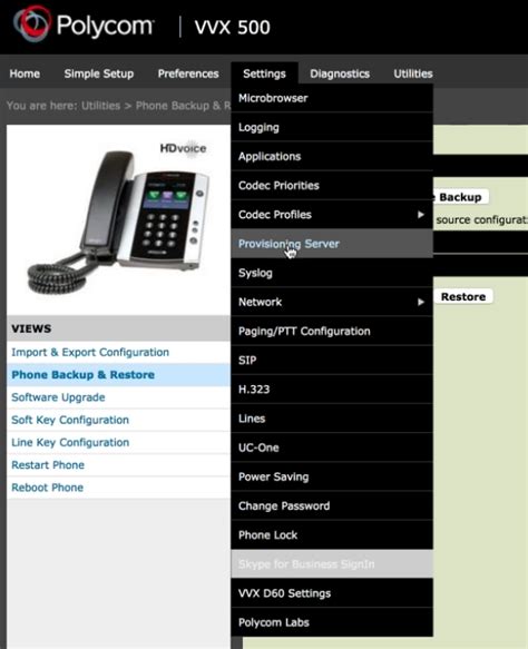 Polycom — Fusionpbx Docs Documentation