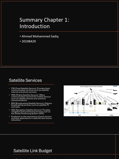 Summary Chapter 1 1 Pdf Satellite Communications Satellite