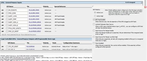 UCD90124A GPI Pins Setting In Fusion Software Power Management Forum Power Management TI