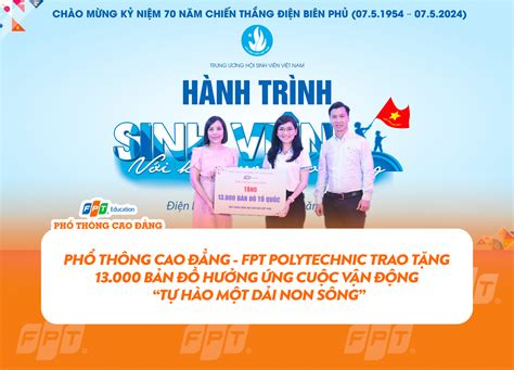 PhỔ ThÔng Cao ĐẲng Fpt Polytechnic Trao TẶng 13 000 BẢn ĐỒ Cho CÁc