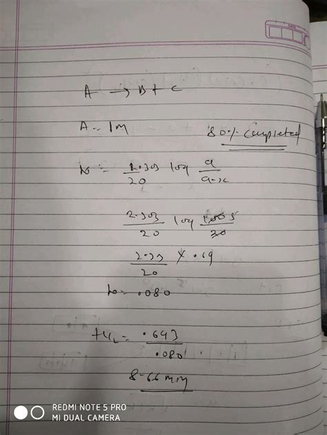 Consider The Reaction Abc Initial Concentration Of A Is 1 M 20
