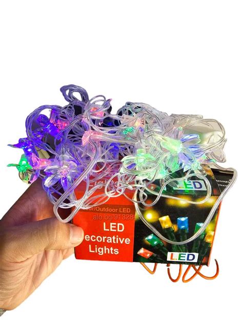 Многоцветни коледни Led лампички Осветление София Многоцветни коледни Led лампички с ц