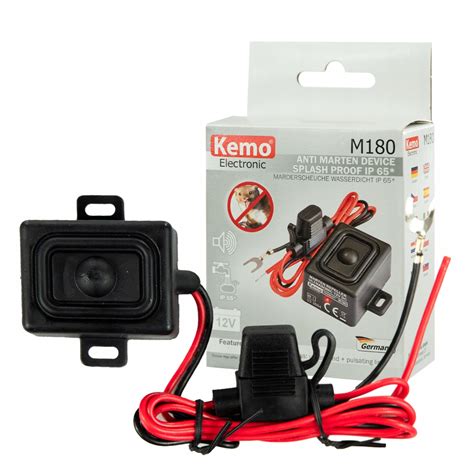 KEMO M180 odstraszacz kun 12V IP 65 ultradźwięki WODOODPORNY niemiecki