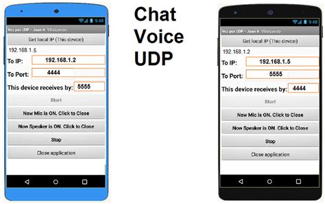 Extension UDP Audio Chat Voice WiFi Send Sound Over UDP Extensions MIT App Inventor