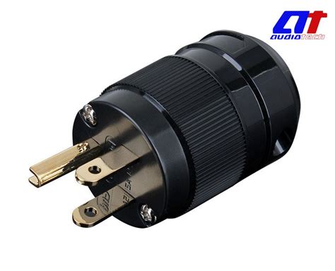Hifi Copper Us Ac Power Plug Red Copper Us Iec Ac Power Connector And